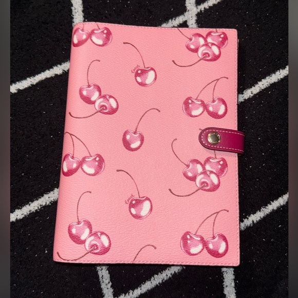 Coach | Office | Coach Cherry Print Notebook | Poshmark
